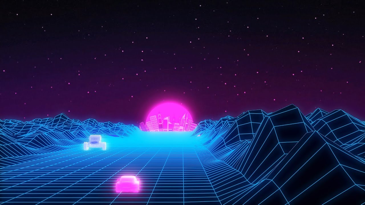 vaporwave street racing in nuke - YouTube