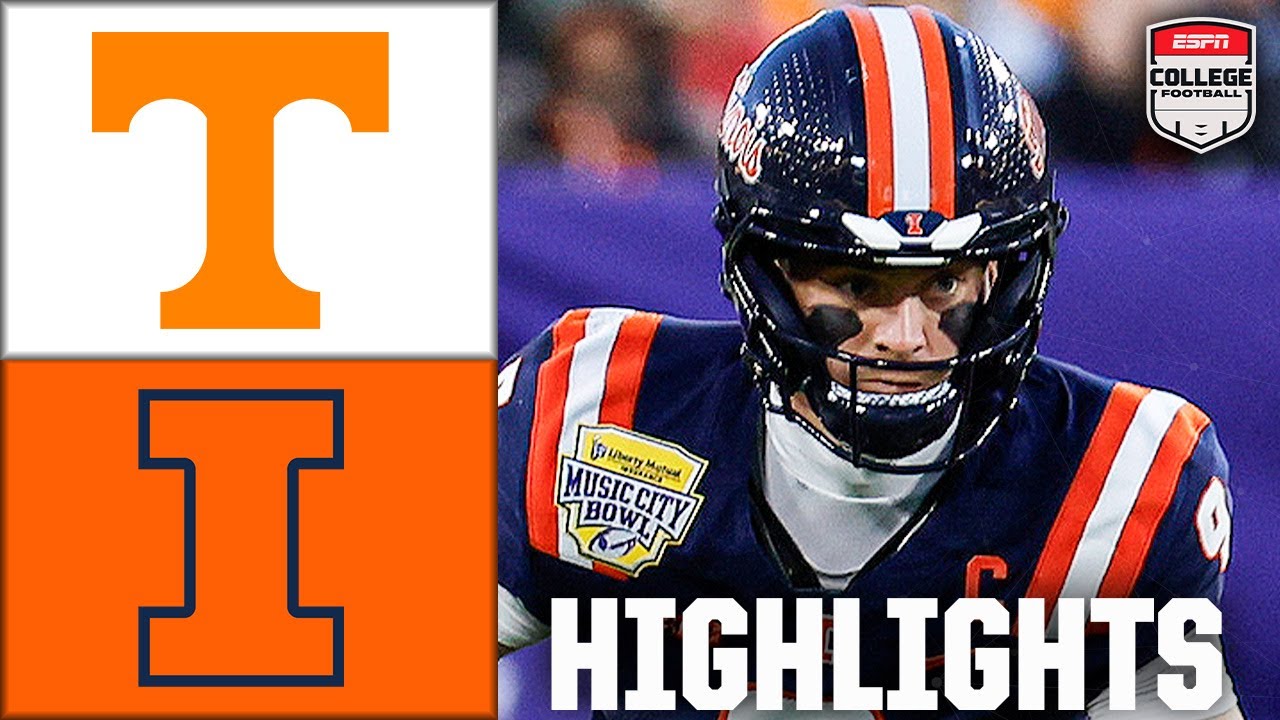 Tennessee vs Illinois score, highlights: Illini win Music City Bowl