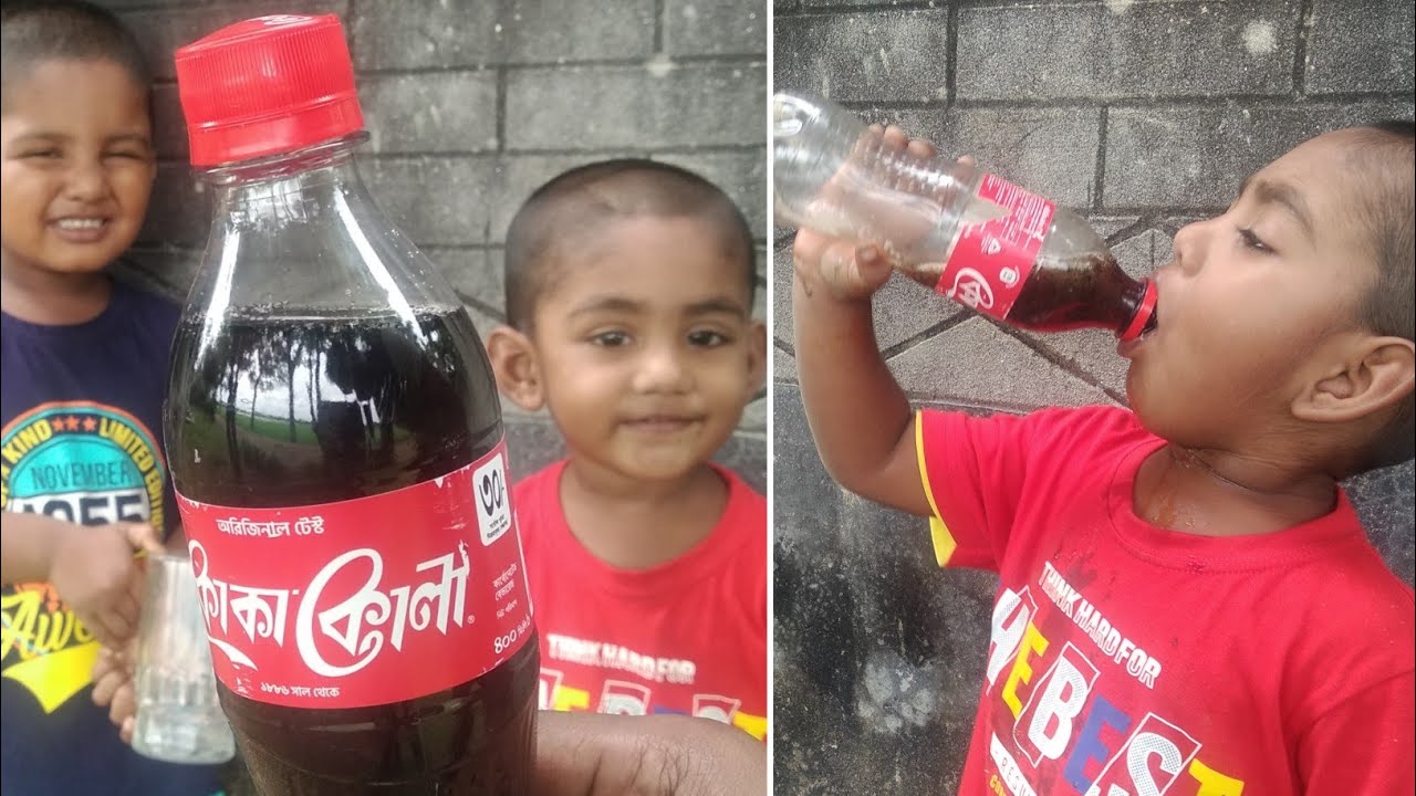 Coca cola drink beautiful baby | Awesome Videos baby coca cola drink ...