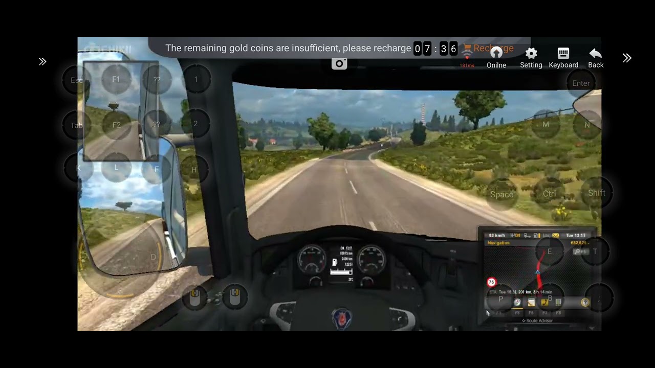 Euro truck simulator 2 mobile ETS2 on Android - YouTube
