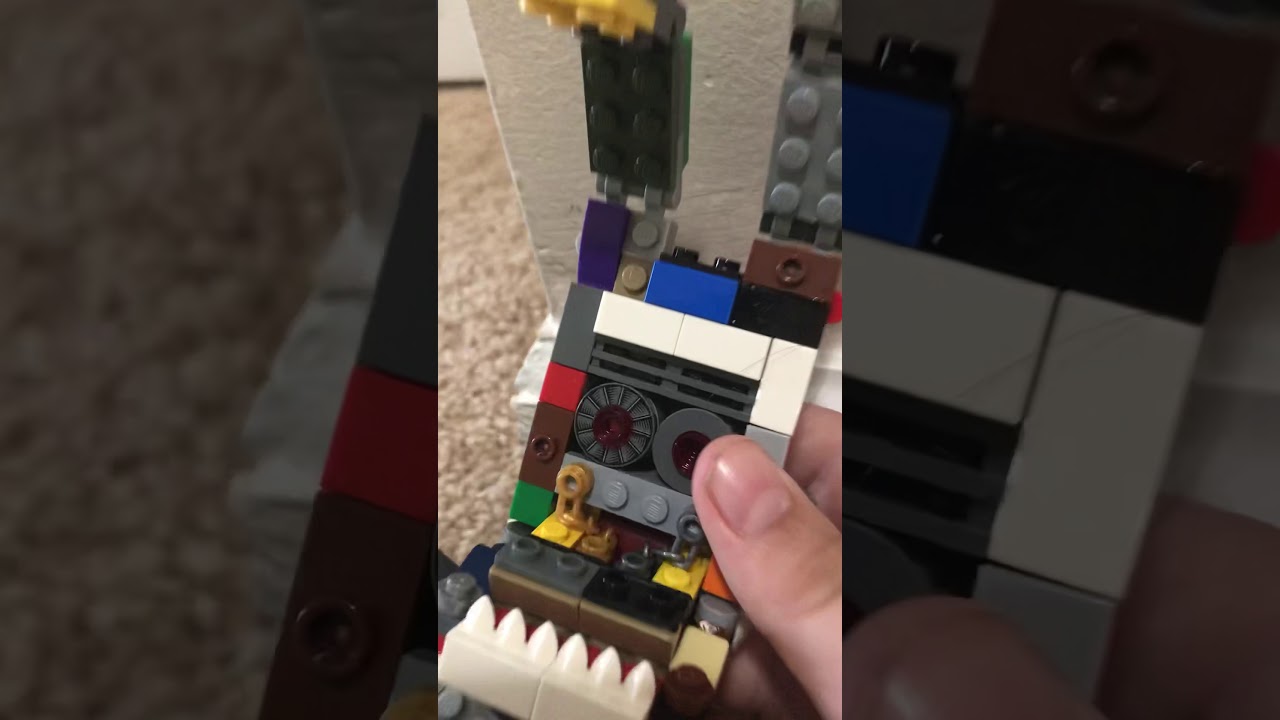 My LEGO Withered Bonnie review. - YouTube