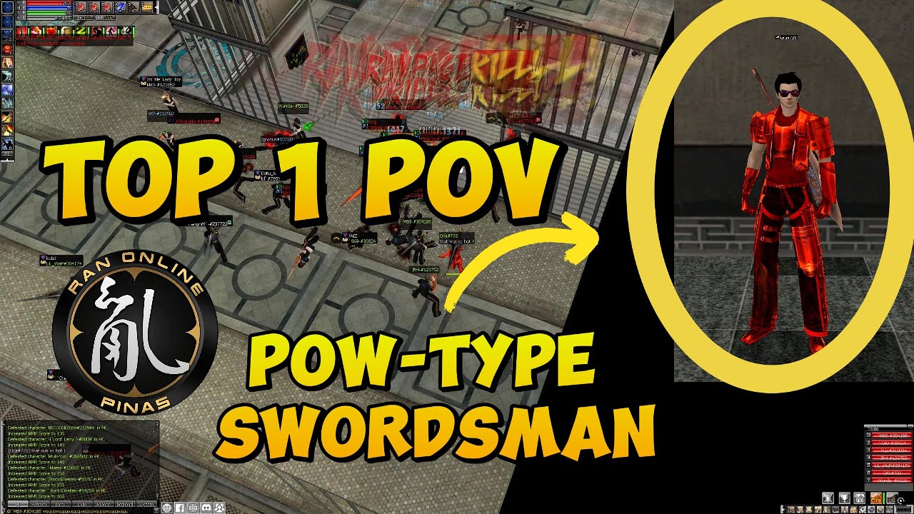 PRO SWORDSMAN (SM) POW-TYPE GAMEPLAY RAN ONLINE PINAS STRIFE SERVER ...