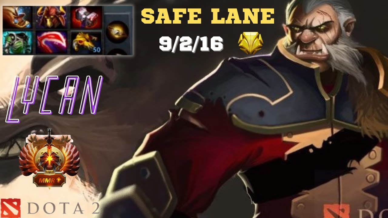 This One Lycan Safe Lane Carry strategy is the BEST WAY to Farm 7.32 ...