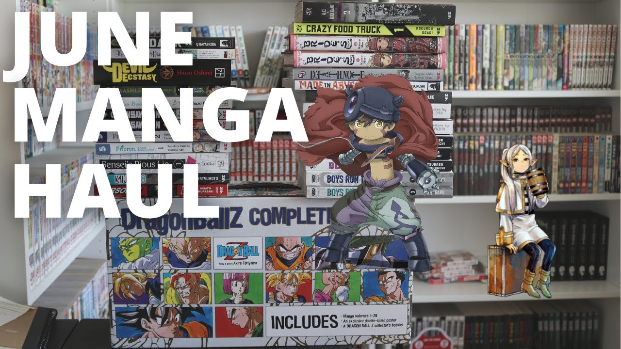 June MANGA HAUL 50+ Volumes! - YouTube