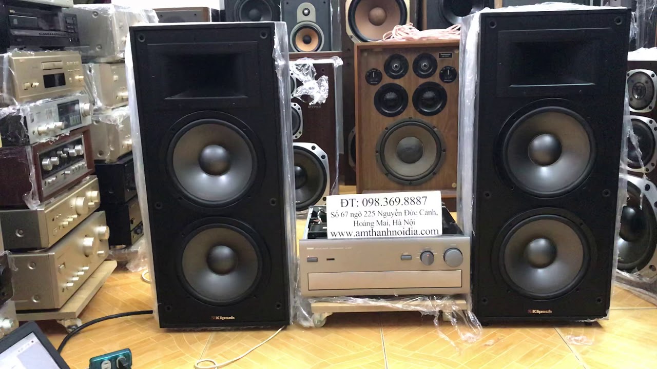 Loa mỹ Klipsch kg4.2 bass rất phê lực mềm với tép kèn tại Thắng Audio ...