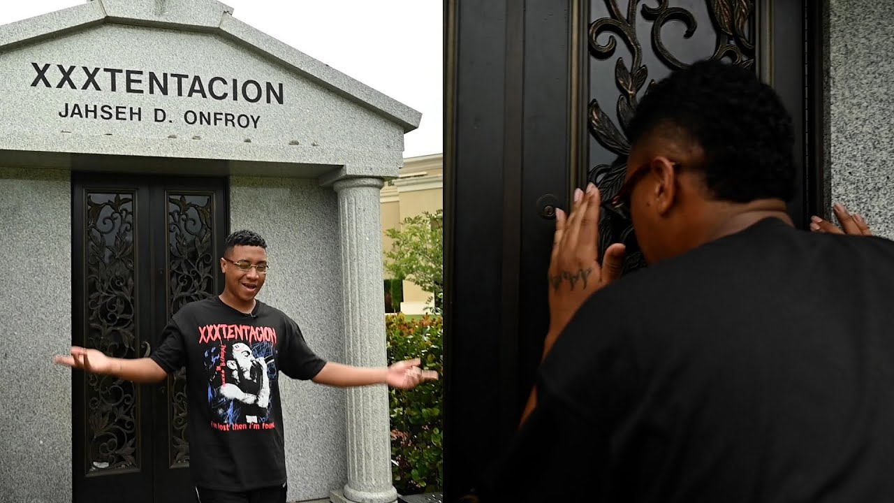 VOY A LA TUMBA de XXXTENTACION 😱 (VEO QUÉ HAY ADENTRO) 🔥 | BRAYAN TRAMPA - YouTube