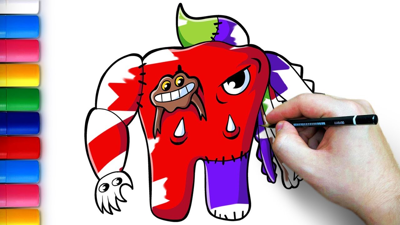 How To Draw Syringeon's Abomination / Garten of Banban / Elektronomia ...