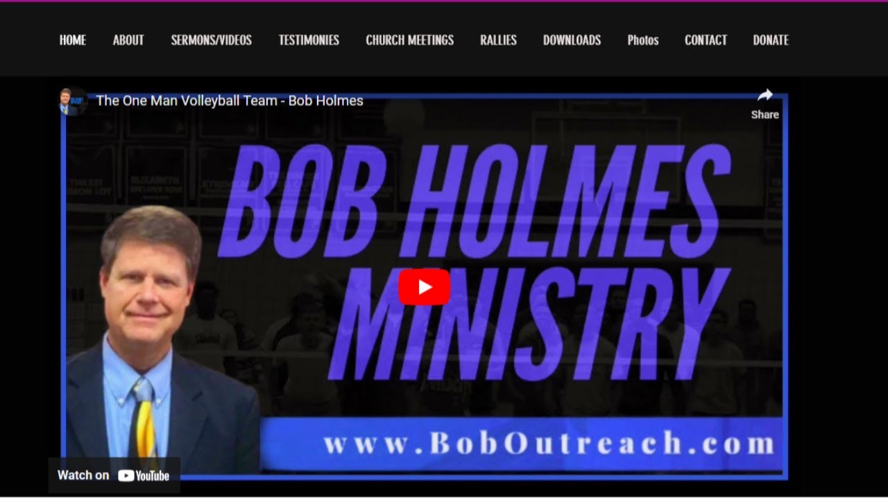 Bob Holmes Ministry - YouTube