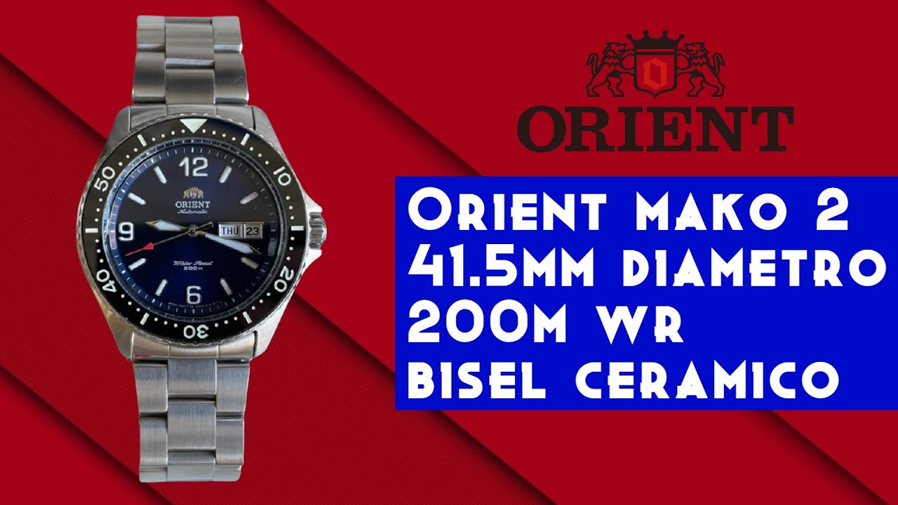 Reseña Orient Mako 2 y MOD con bisel cerámico - YouTube