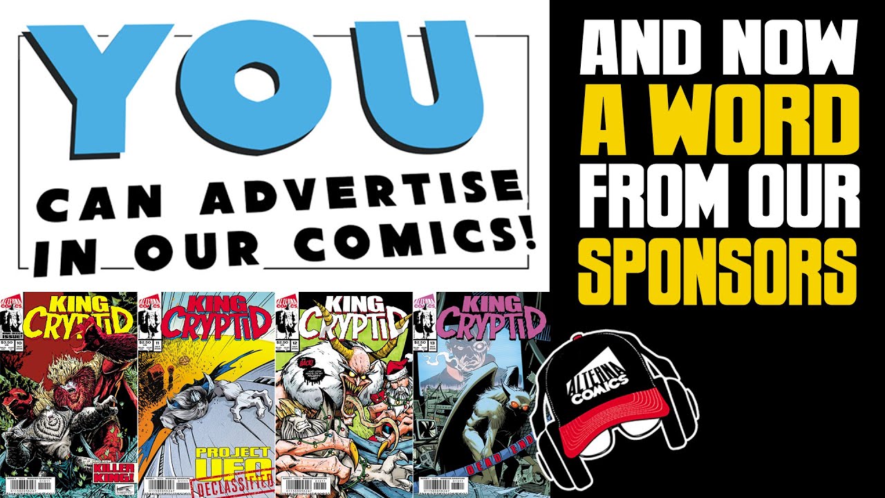 COMIC BOOK ADS | Advertising Available in King Cryptid (Comic Book ...