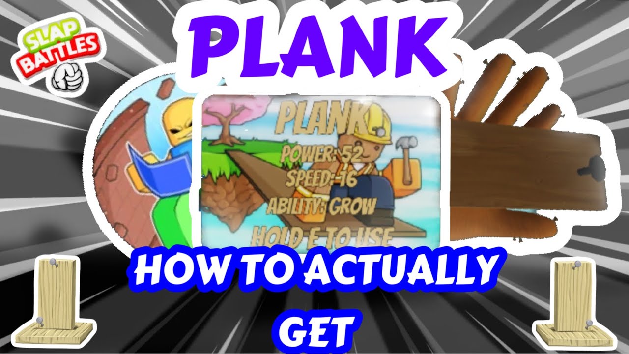 How to actually get the (plank glove) + showcase in slap battles 👏 - YouTube