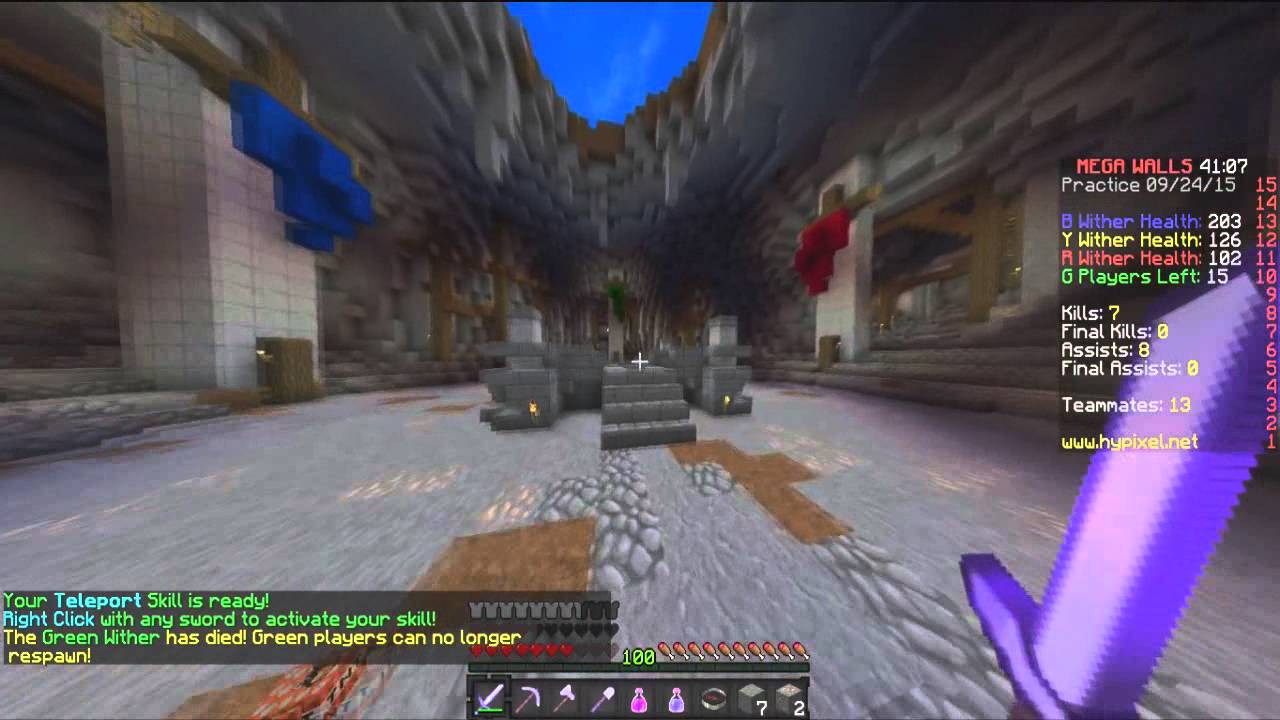 Hypixel - Mega Walls - #5 - Best Practice Kit!? - YouTube