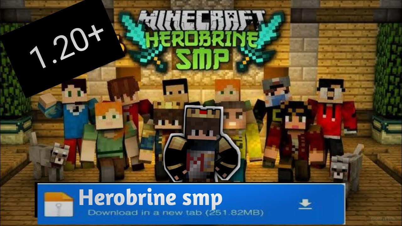 Herobrine smp world for Minecraft PE/java || how to download Herobrine ...