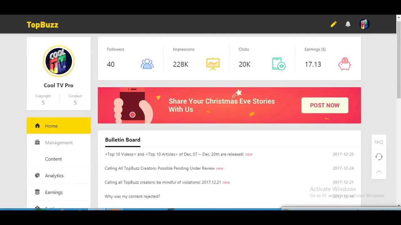 Topbuzz Earning Proof 2017 - YouTube