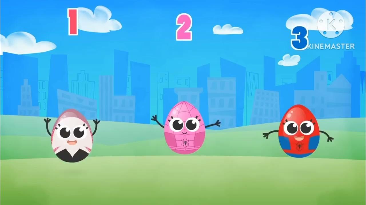 five Little easter eggs spiderman on Emi TV lyrics - YouTube