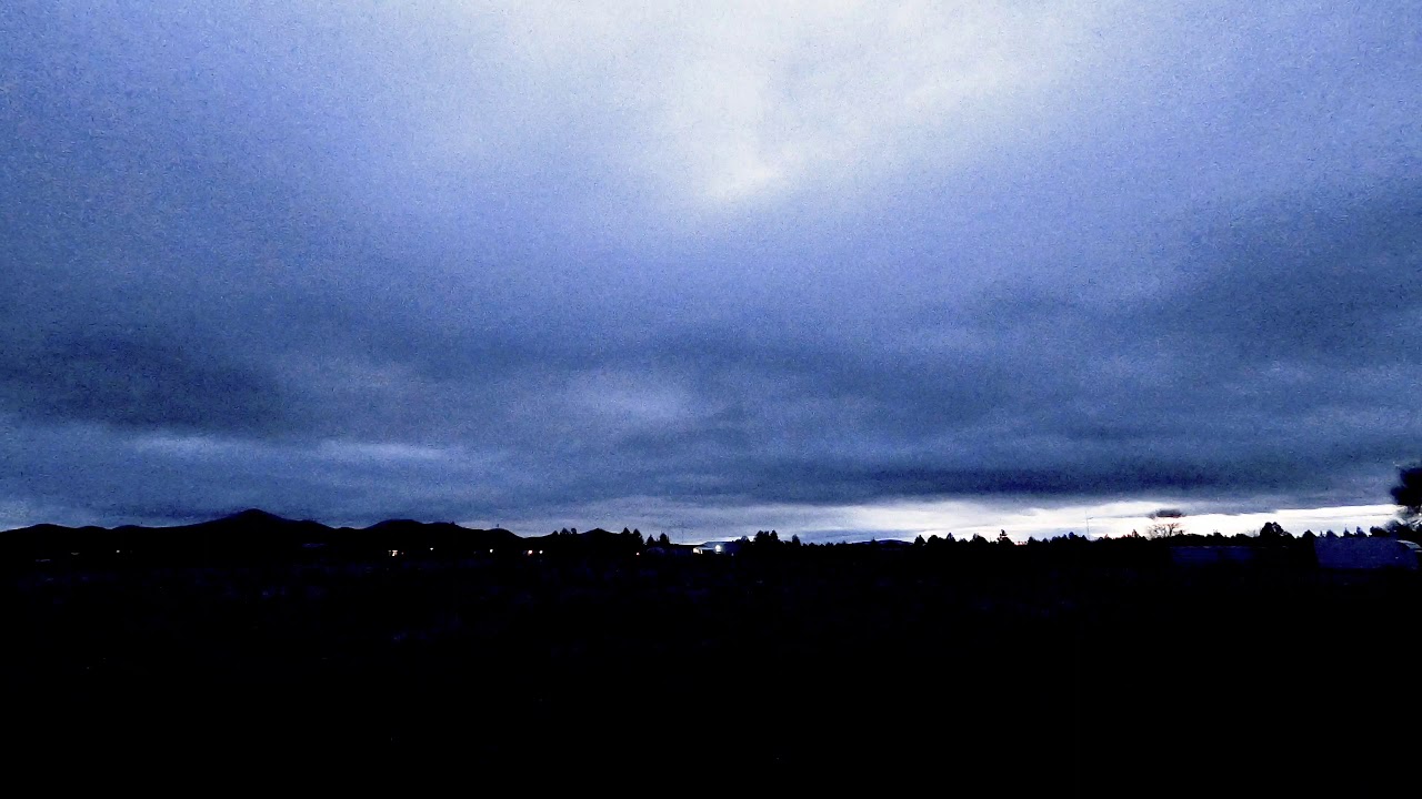 Dull sunrise. - YouTube