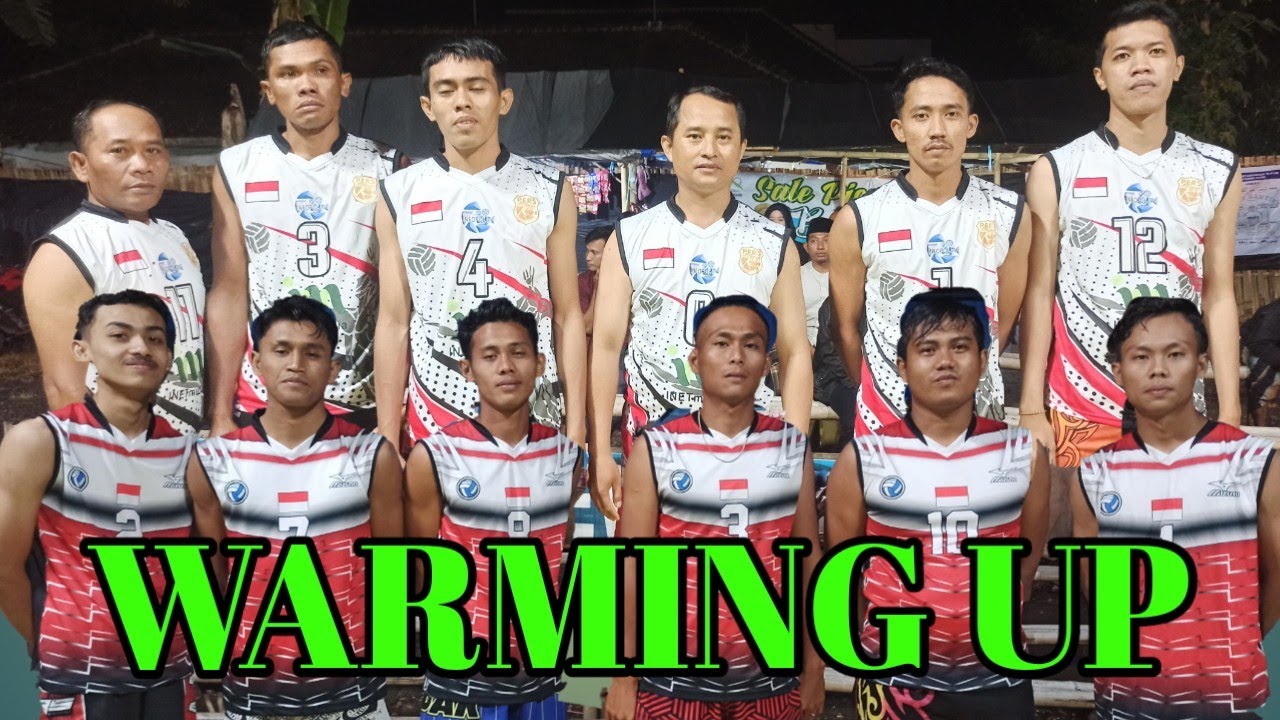 WARMING UP PUTRA BAYU DAN PUTRA REVOLUSI, VOLI PLASTIK DEWI SARTIKA ...
