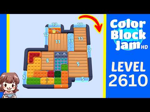 Color Block Jam Level 1678 (2610) Solution Walkthrough