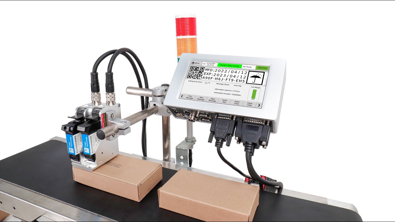 DOCOD 2023 New Tij Intelligent Inkjet Printer T210E - YouTube