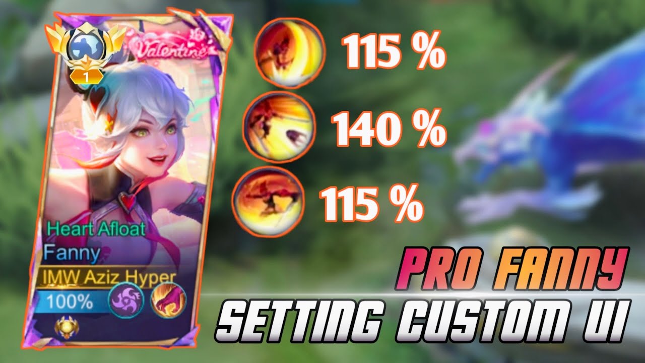 PRO FANNY UI CUSTOM CONTROL SETTING REVEAL!!⚡| EASY CABLE?!🔥| SUPER ...