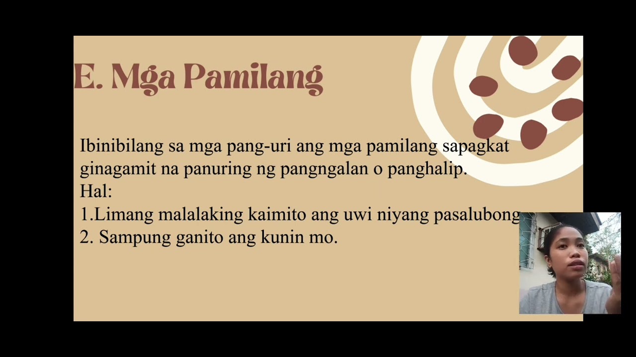 MGA PANURING AT MGA SALITANG PANGKAYARIAN - YouTube