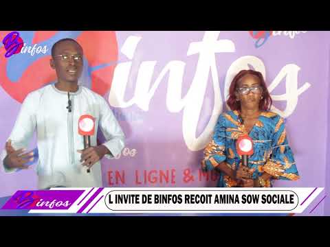 L'invité de Binfos recoit Amina SOW sociale - YouTube