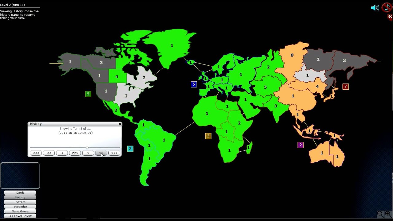 Warlight level 2 challenge 11 in turns - YouTube