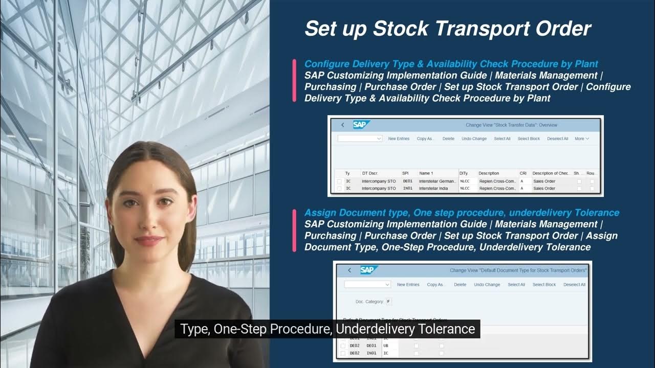 Intercompany Stock Transfer Order process - Customization in SAP - YouTube