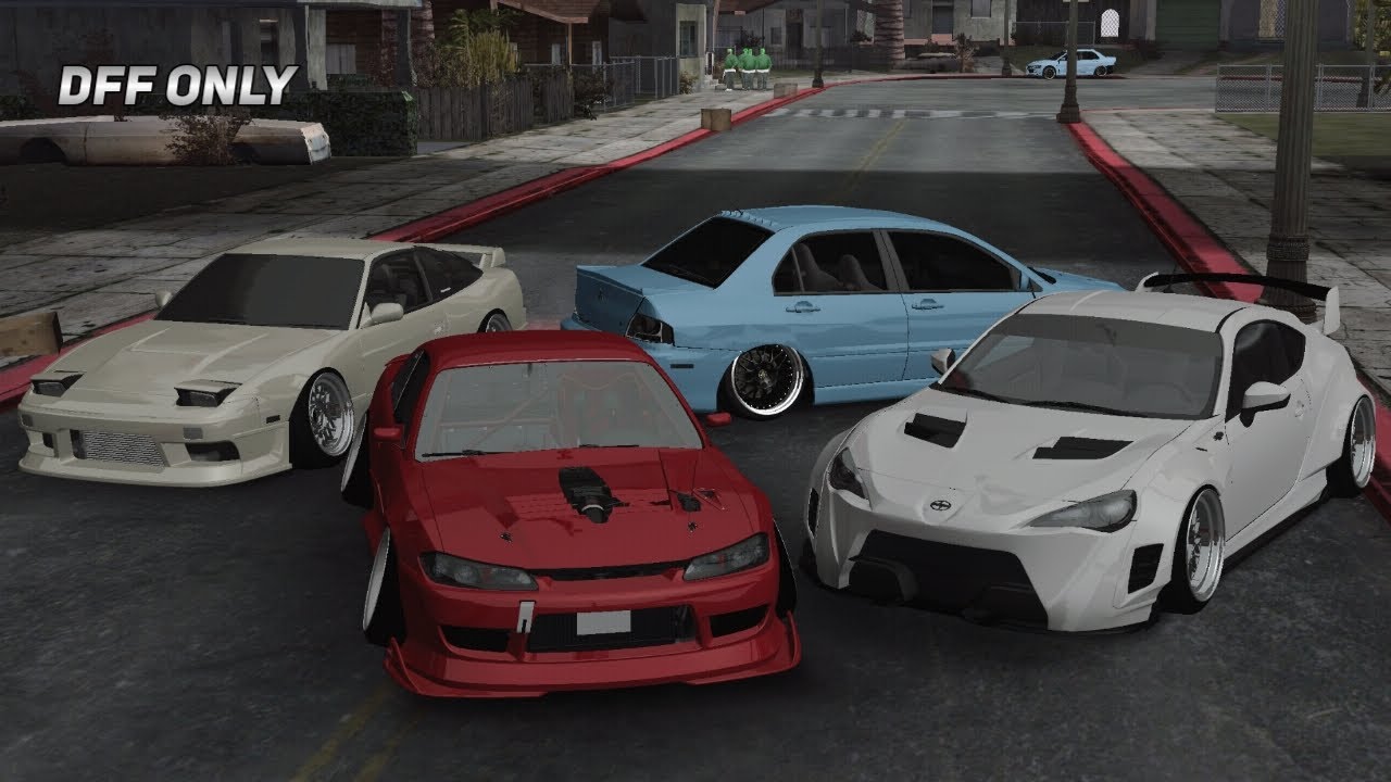 CAR STANCE PACK DFF ONLY #1 || GTA SA ANDROID - YouTube