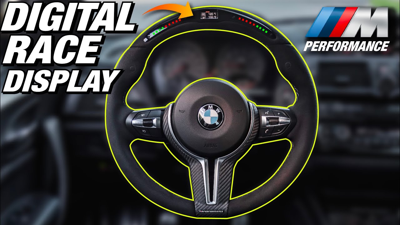 BMW M-Performance Digital Race Display Steering Wheel (F8X Install ...