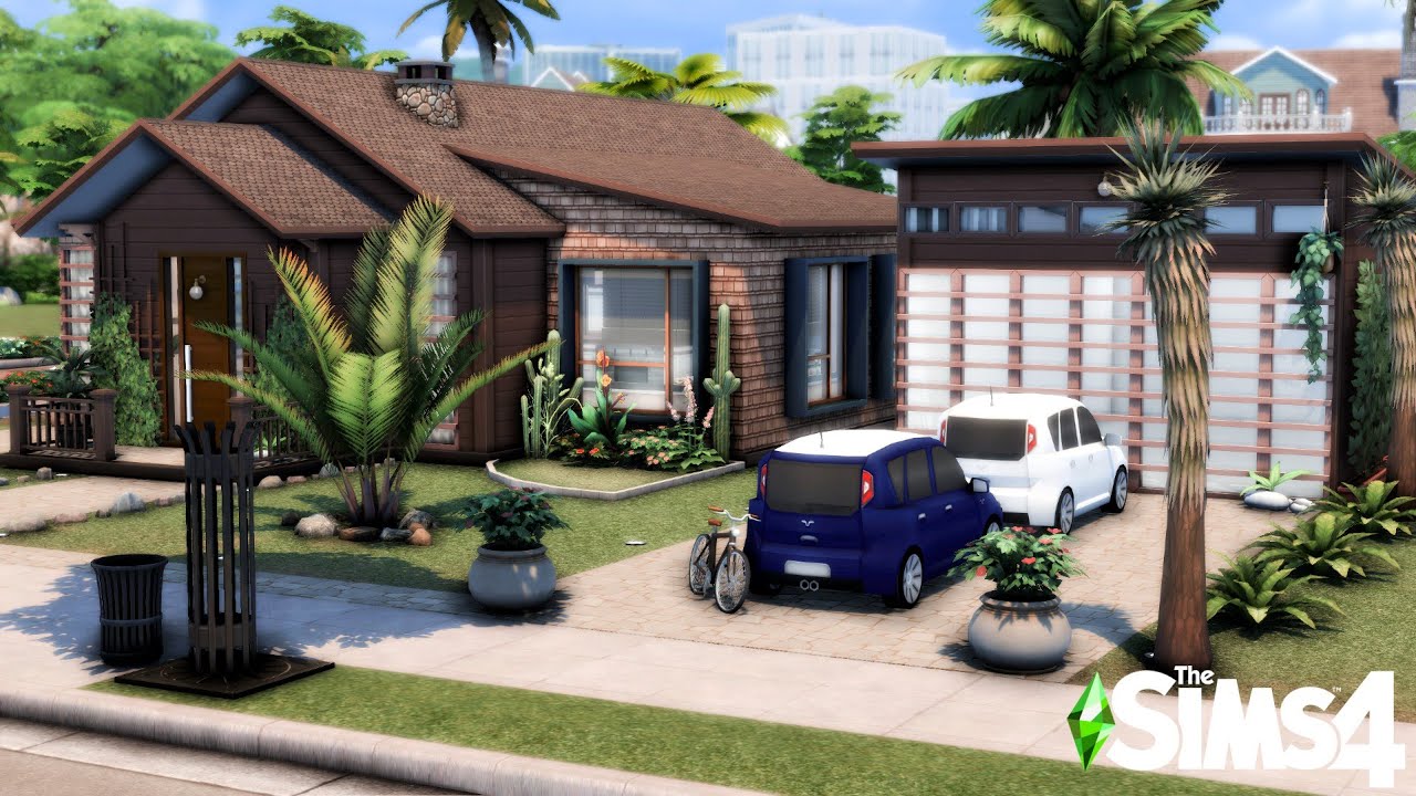 🏡 CONDOMINIUM HOUSE - The Sims 4 // NO CC SPEED BUILD - YouTube