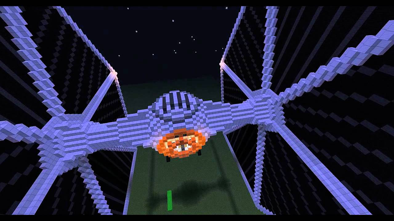 Minecraft TIE fighter (STAR WARS) - YouTube
