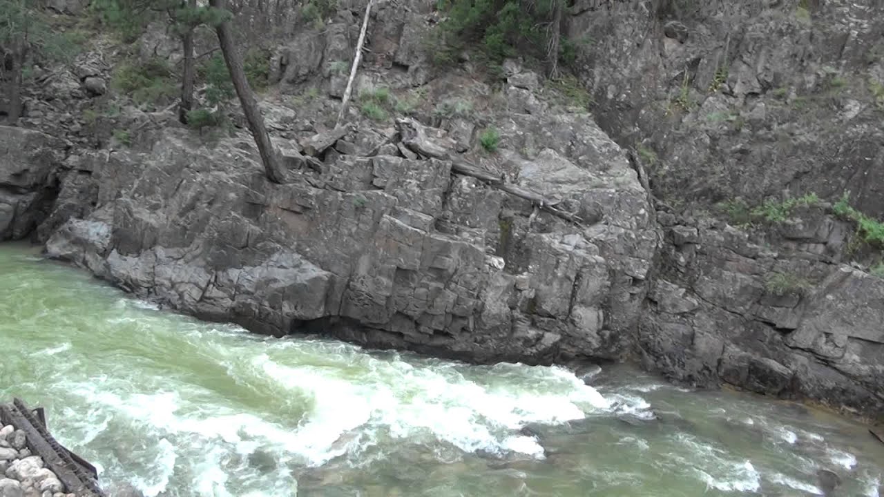 Animas River 11 Days after Silverton Spill - See Yellow Caked ...