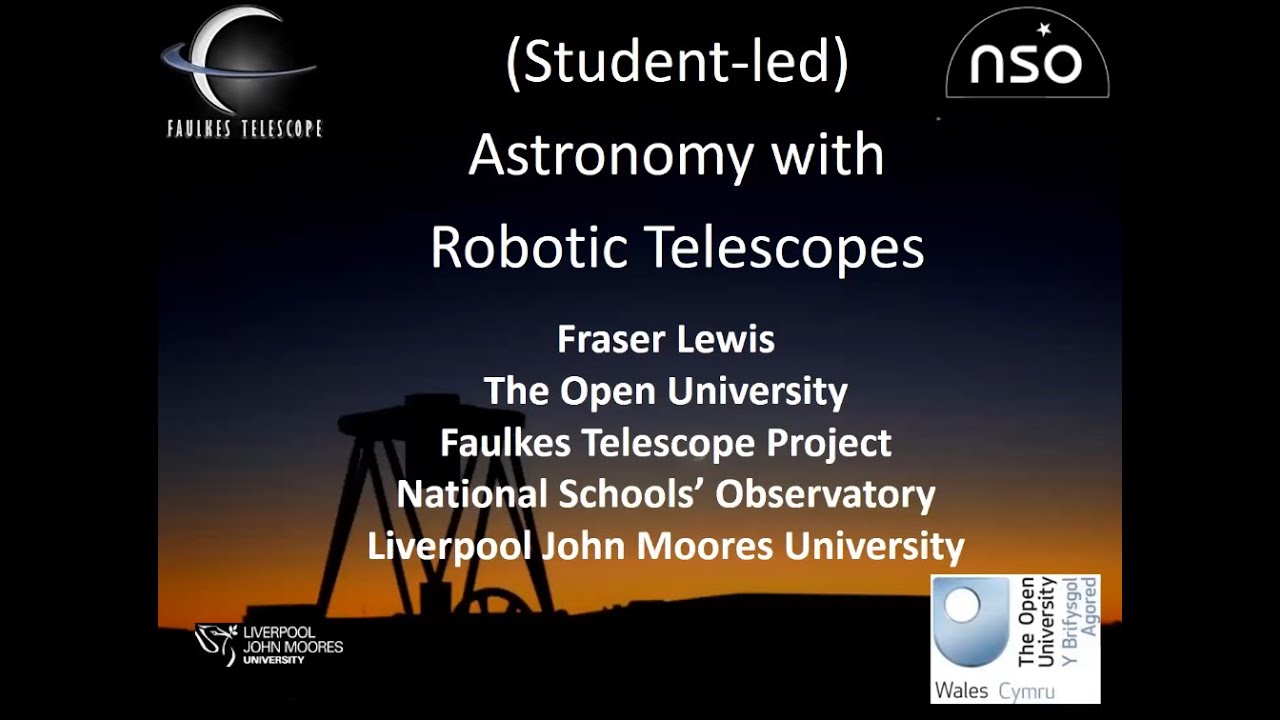 Fraser Lewis - Examples of Student-led Research Using Robotic ...