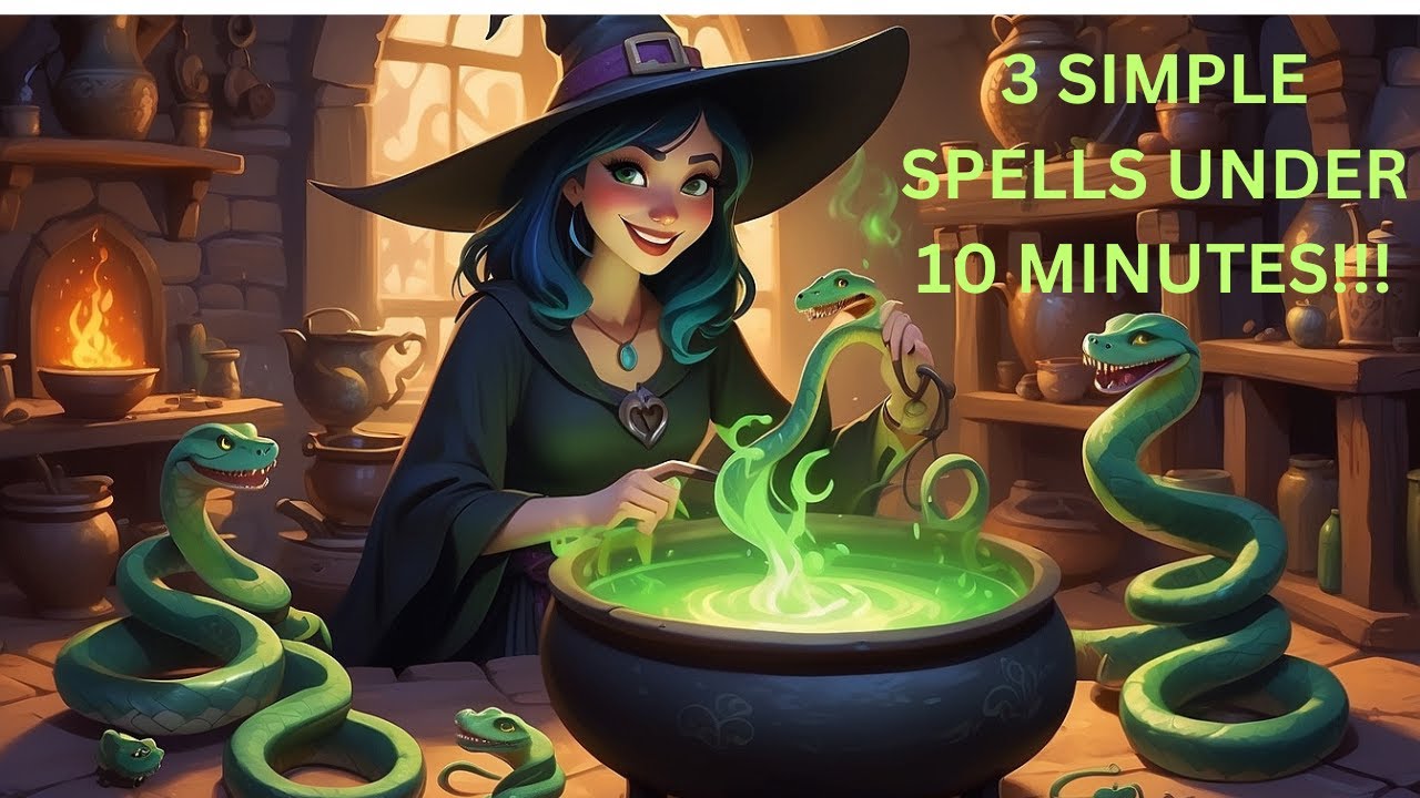 3 SIMPLE SPELLS UNDER 10 MINUTES!!! - YouTube