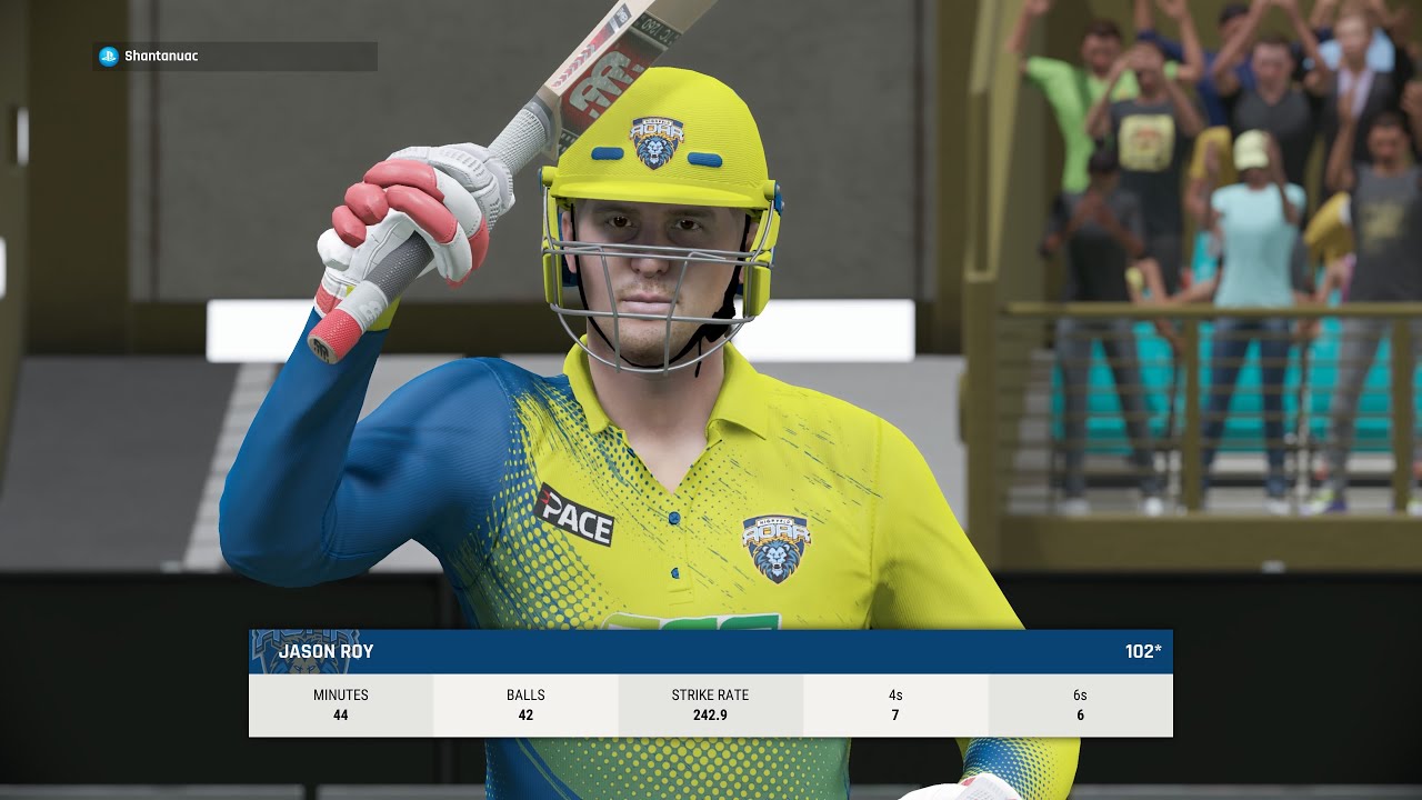 Jason Roy 5th TON for Lions . Connor sully 6 wickets. 158 opening ...
