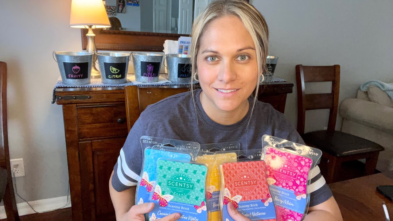 Scentsy Spring Brick “Smell & Tell”🍓🌊🌸 - YouTube