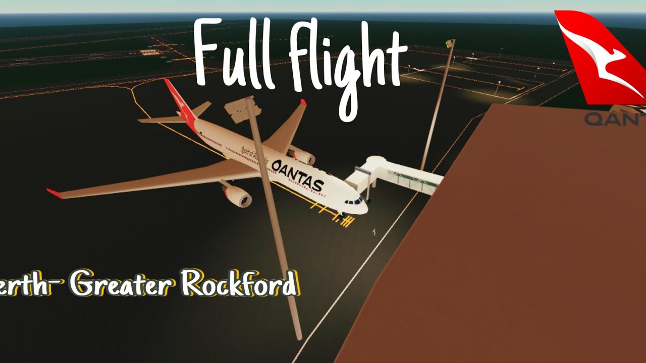 Qantas Airways flight 5924 FULL FLIGHT Roblox ATC 24 - YouTube