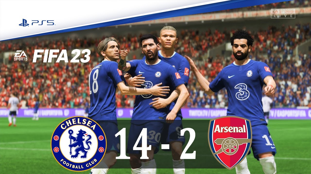 FIFA 23 - Messi Ronaldo Salah Haaland Modric Neymar - Chelsea vs ...