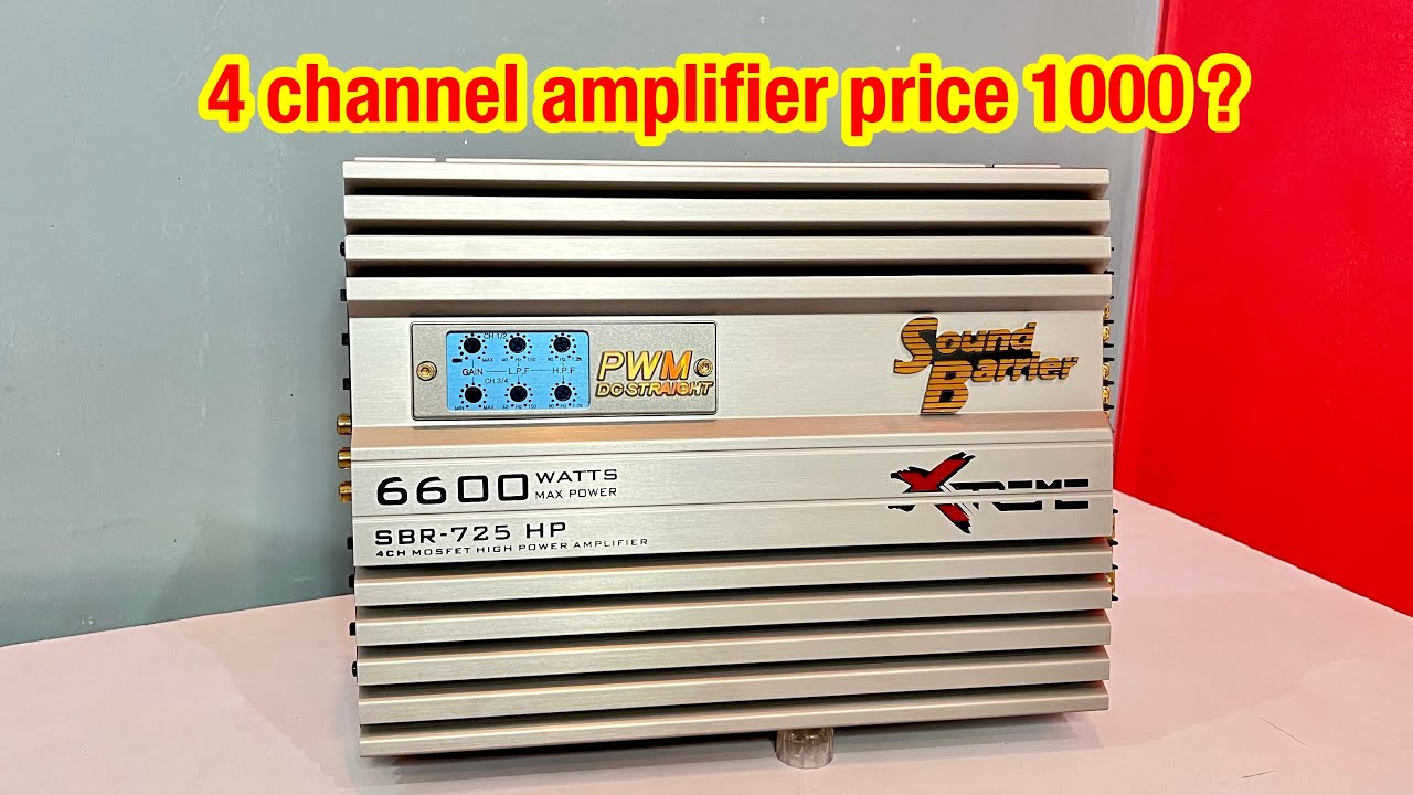 car amplifier | sound barrier sb 725 hp price | 4 channel amplifier | 4 ...