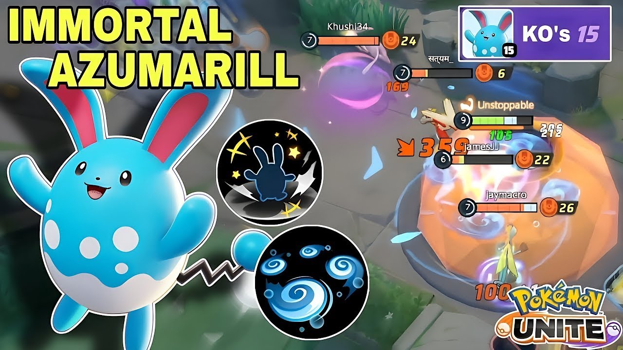 AZUMARILL Becomes Immortal with this Build in Solo Queue | Whirlpool ...