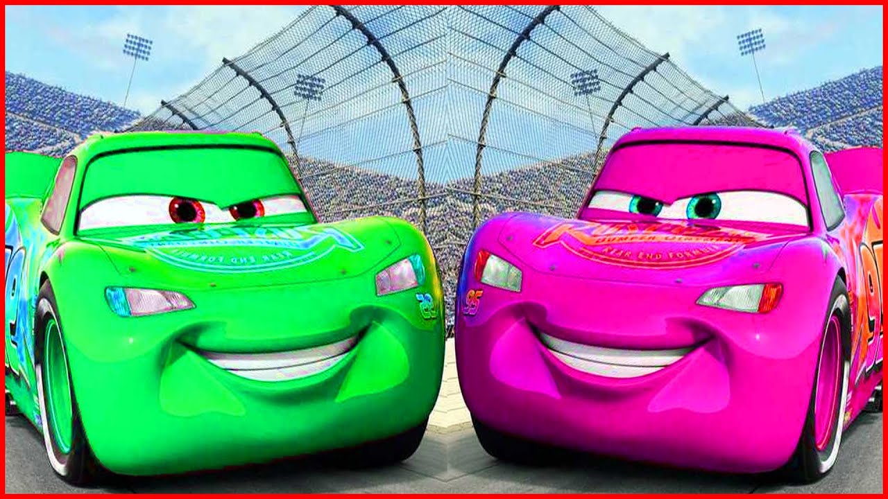 Best Of CARS From Car 3 ⚡ Cars cartoon FUNNY (Music Video) - Dame Tu ...