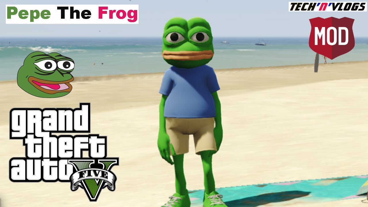 GTA 5 Pepe The Frog Addonpeds || How To Install Pepe The Frog Add-On ...