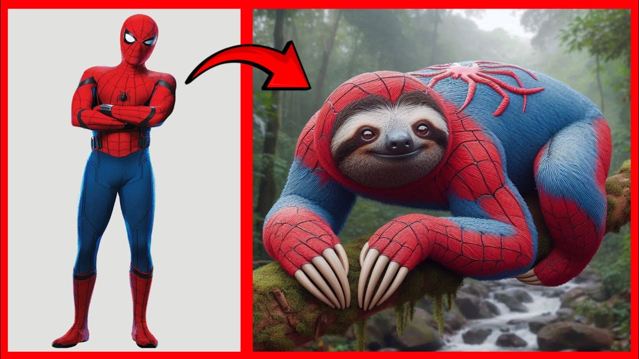 Avengers but SLOTH 🦥 VENGERS 🔥 All Characters (Marvel & DC) 2025 - YouTube