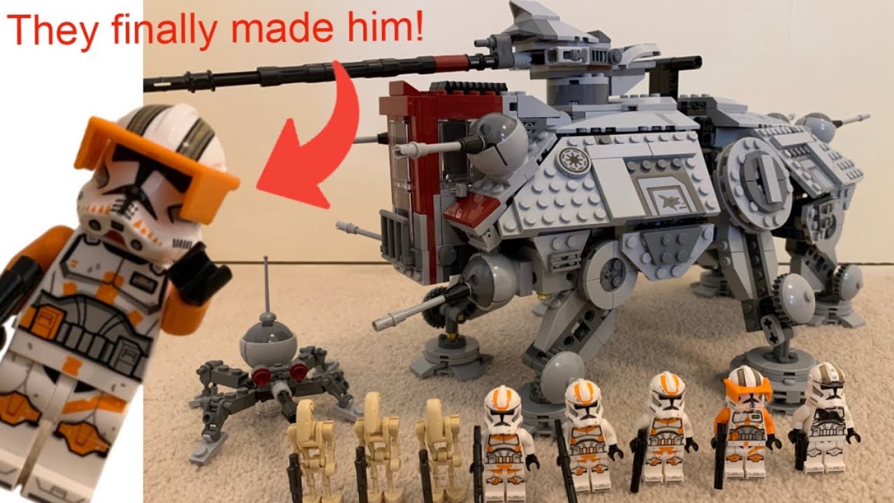 LEGO Star Wars AT-TE Walker review (ft. Commander Cody) (75337) - YouTube