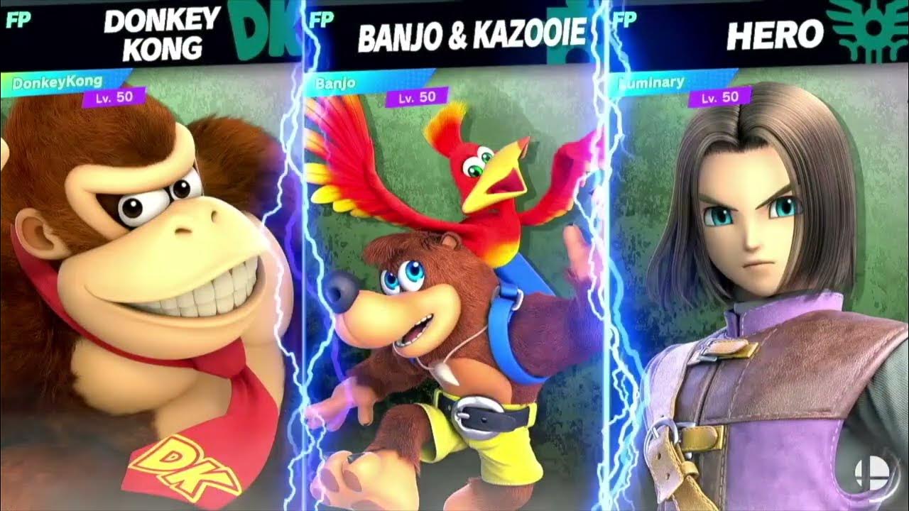 Super Smash Bros Ultimate Amiibo Fights EX Donkey Kong vs Banjo vs Luminary - YouTube
