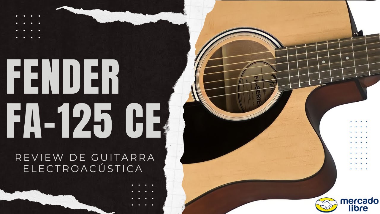 Review Guitarra Electroacústica Fender FA-125 CE - YouTube