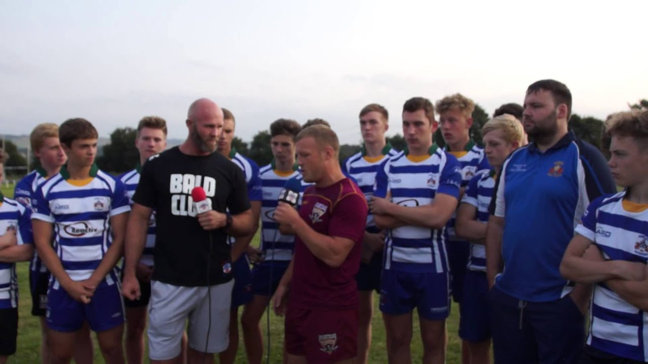 Kieth Senior and Luke Robinson training session at Siddal Rugby Club ...