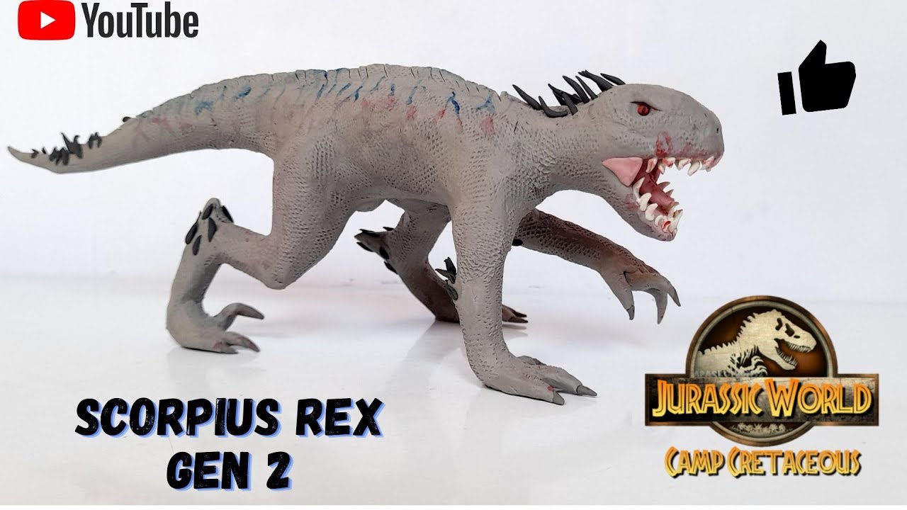 Como hacer a la SCORPIUS REX GEN 2 de plastilina - YouTube