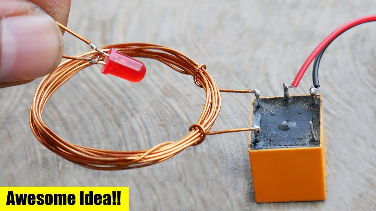 Awesome idea!! Simple electronics projects - YouTube